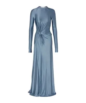 Victoria Beckham Jersey Maxi Dress - Blue