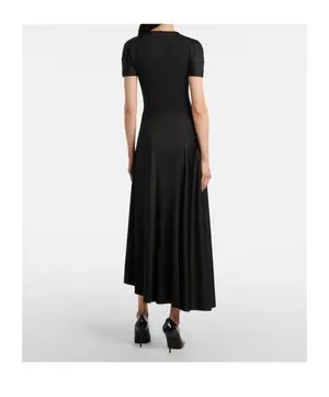 Victoria Beckham Asymmetric Midi Dress