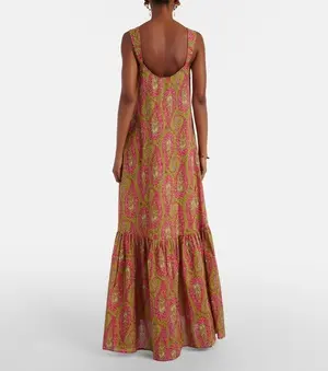 Etro Printed Cotton Maxi Dress