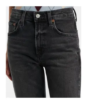 AGOLDE Ren High-rise Cropped Straight Jeans