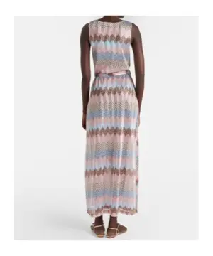 Melissa Odabash Bria Belted Knitted Maxi Dress