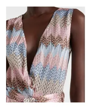 Melissa Odabash Bria Belted Knitted Maxi Dress