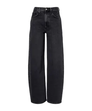 AGOLDE Low Curve Low-rise Wide-leg Jeans - Grey