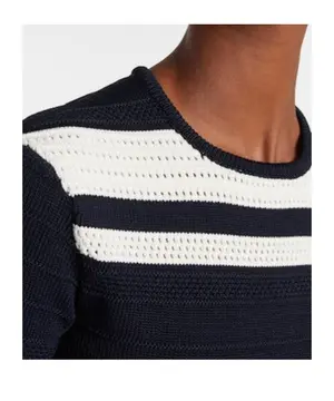 Ralph Lauren Knitted Striped Crop Top