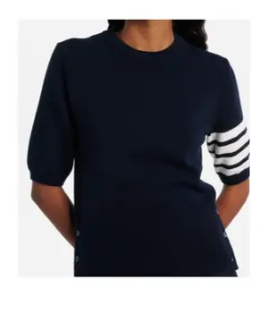 Thom Browne Short-sleeved Knit Top