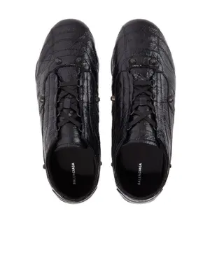 Balenciaga City Studded Leather Sneakers