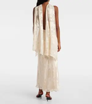 Rixo Long Dress In Flowers
