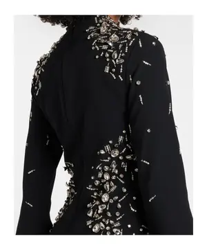 Simkhai Carla Embellished Crepe Minidress