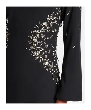 Simkhai Carla Embellished Crepe Minidress