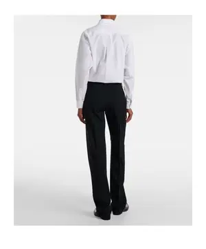 THE ROW Hiram Wool Straight Pants