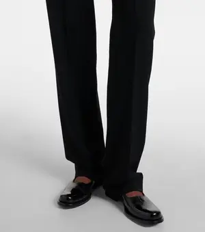 THE ROW Hiram Wool Straight Pants