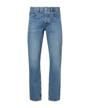 FRAME Mid-rise Straight Jeans - Blue