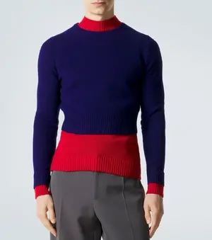 JIL SANDER Layered Wool Sweater