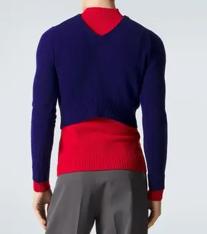 JIL SANDER Layered Wool Sweater