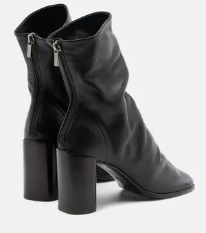 LEMAIRE Glove Leather Ankle Boots