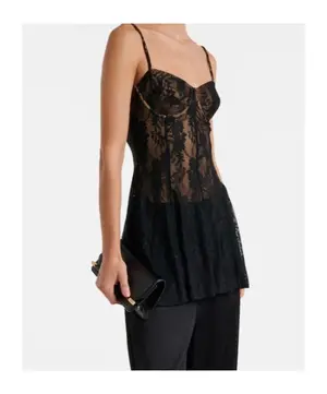 Norma Kamali Pickleball Lace Mini Dress