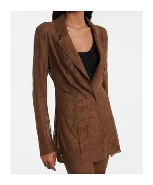 Norma Kamali Lace Blazer