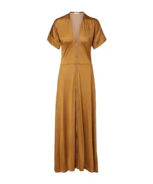 LEMAIRE Jersey Maxi Dress - Brown
