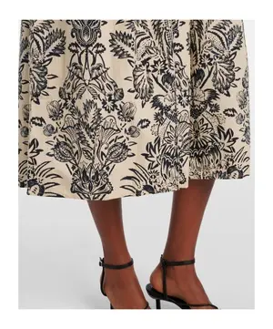 Ulla Johnson Harriet Printed Cotton Poplin Midi Dress