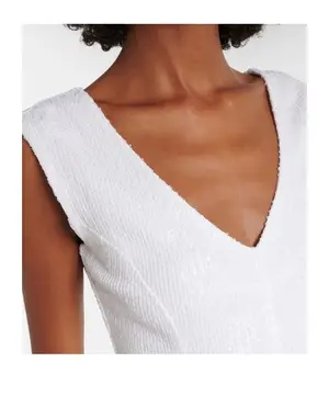 Norma Kamali Sequined Mesh Gown