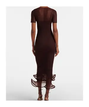 Simkhai Ruffled Midi Dress