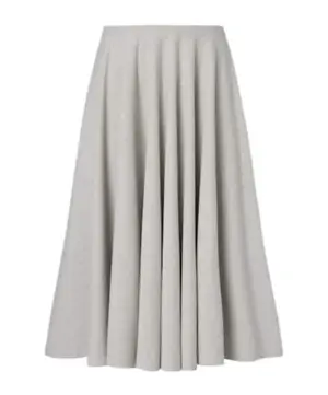 Norma Kamali Pleated Skirt - Gray