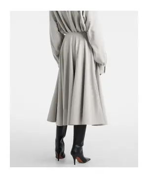 Norma Kamali Pleated Skirt