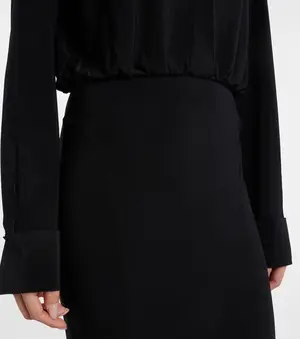 Norma Kamali Flared Midi Dress