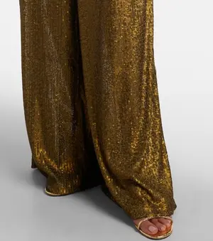 Norma Kamali Elephant High-rise Wide-leg Pants