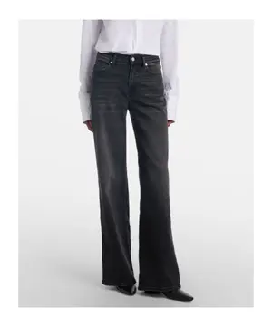 7 For All Mankind Lotta High-rise Wide-leg Jeans