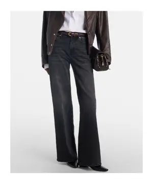 7 For All Mankind Lotta High-rise Wide-leg Jeans