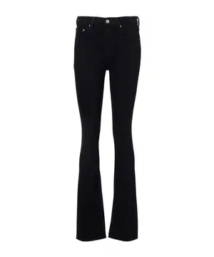 AGOLDE Ingram Split High-rise Waist Skinny Jeans - Black