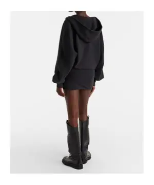 Attico Cotton Jersey Sweatshirt Dress