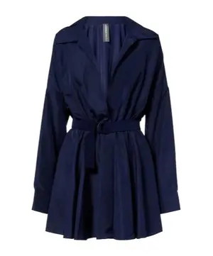Norma Kamali Oversized Shirt Dress - Blue