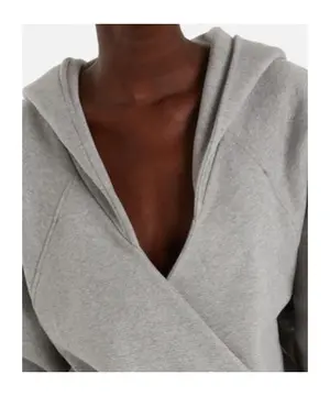 Attico Cotton Jersey Sweatshirt Dress
