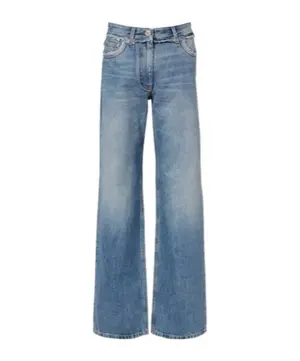 Versace Mid-rise Wide-leg Jeans