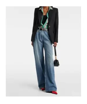 Versace Mid-rise Wide-leg Jeans