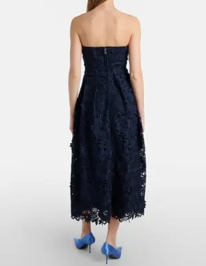 ROTATE BY BIRGER CHRISTENSEN Lace Midi Dress