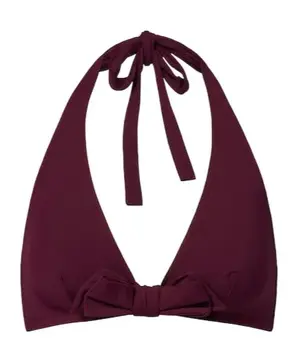 ERES Style Bow-detail Bikini Top - Red
