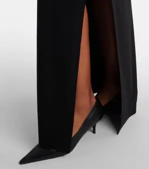 Norma Kamali Belted One-shoulder Maxi Dress