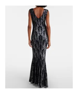 Norma Kamali Grace Lace Gown