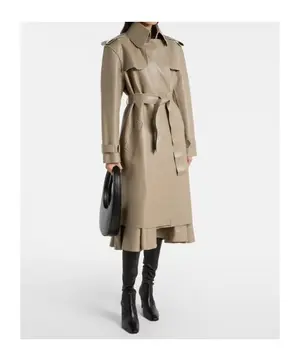Norma Kamali Coated Trench Coat