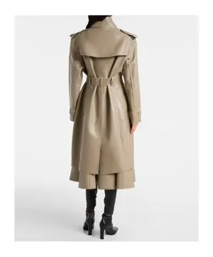 Norma Kamali Coated Trench Coat