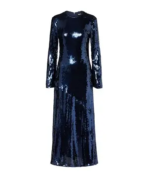 ROTATE BY BIRGER CHRISTENSEN Long-sleeved Sequined Dress - Black