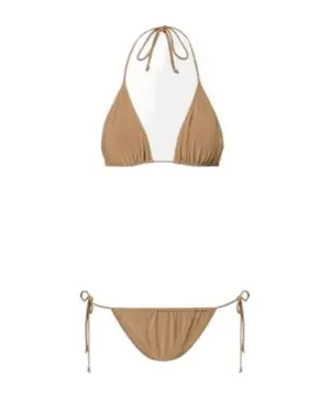 Norma Kamali String Bikini - Camel