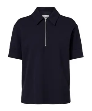 JIL SANDER Jersey Polo Shirt - Black