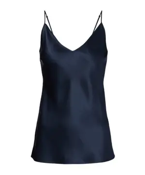 JOSEPH Clea Silk Satin Camisole - Blue