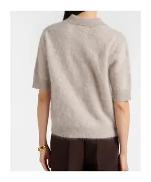 LISA YANG Carolyn Cashmere Polo Sweater