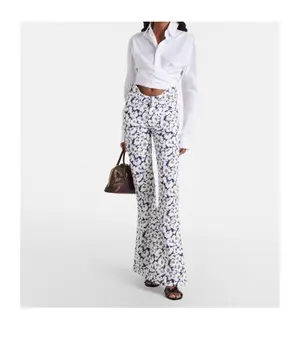 JEAN PAUL GAULTIER Floral Flared Jeans
