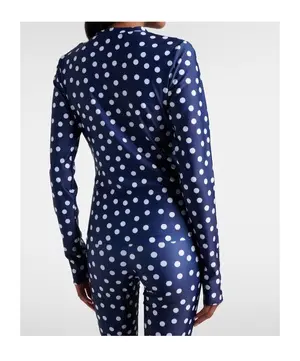 JEAN PAUL GAULTIER Polka-dot Jersey Top